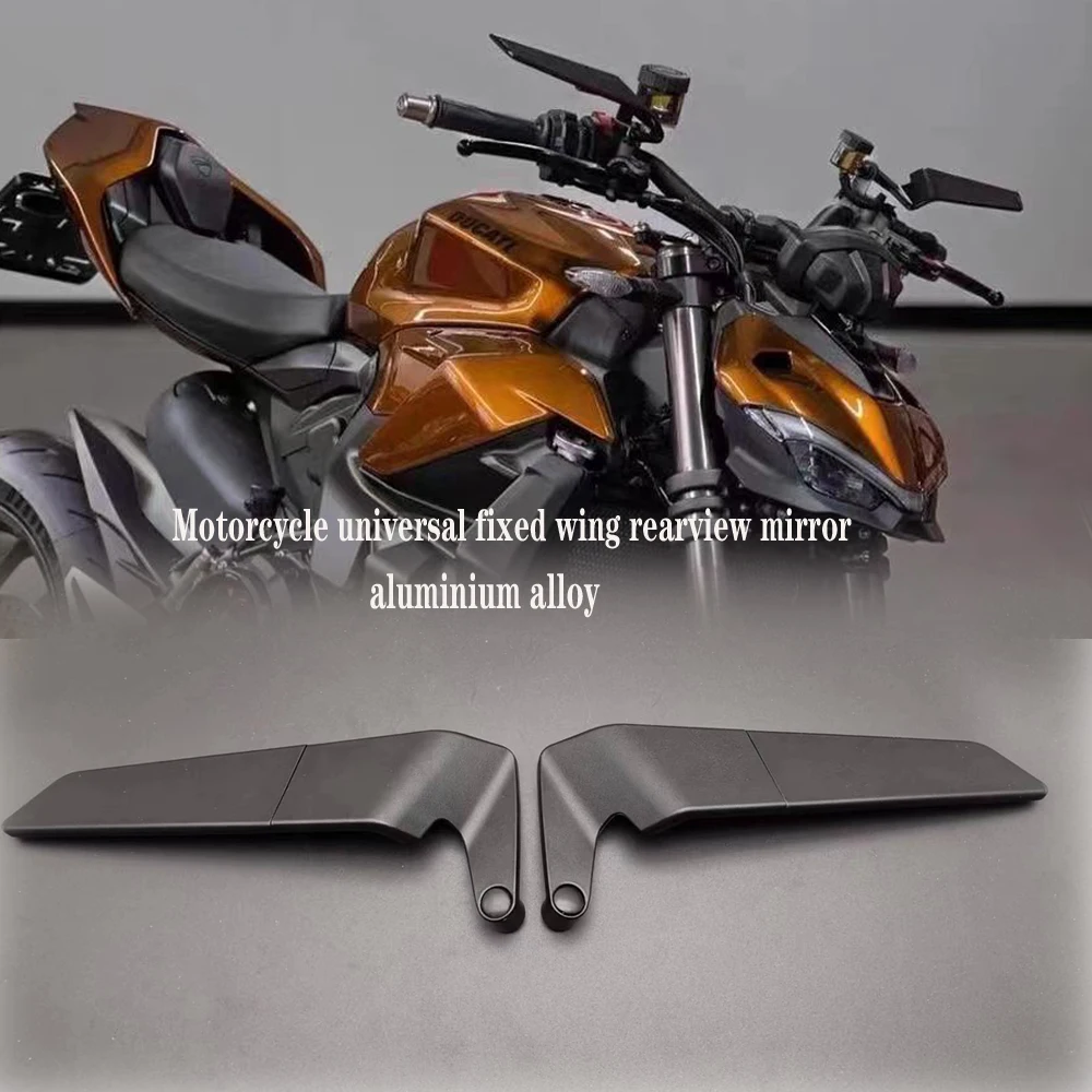 New-Motorcycle-universal-modified-rotating-fixed-wind-wing-rearview ...
