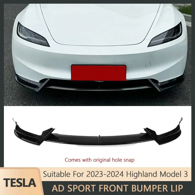 Front-Bumper-Lip-Chin-Diffuser-Body-Kit-Spoiler-Deflector-Tuning ...