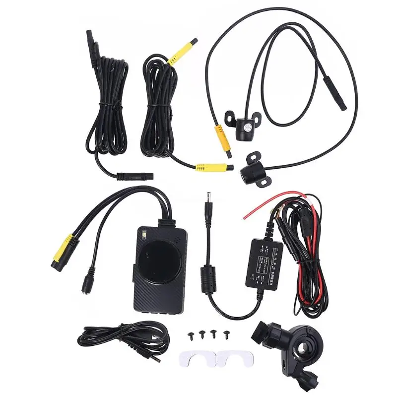 Motorcycle Driving Dash Cam 1080P Car Wide Camera Dashcam with Dual Motorcycle Driving Dash Cam 1080P Car Wide Camera Dashcam with Dual