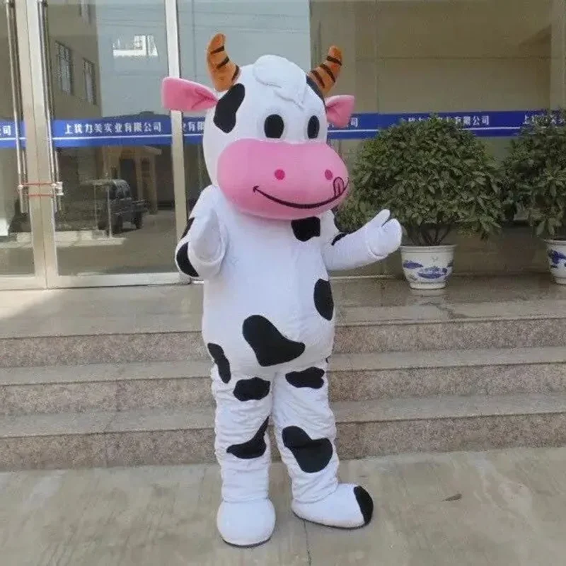 Cute-Dairy-Cow-Mascot-Costume-Adult-Cosplay-Milk-Cows-Cartoon-Character ...
