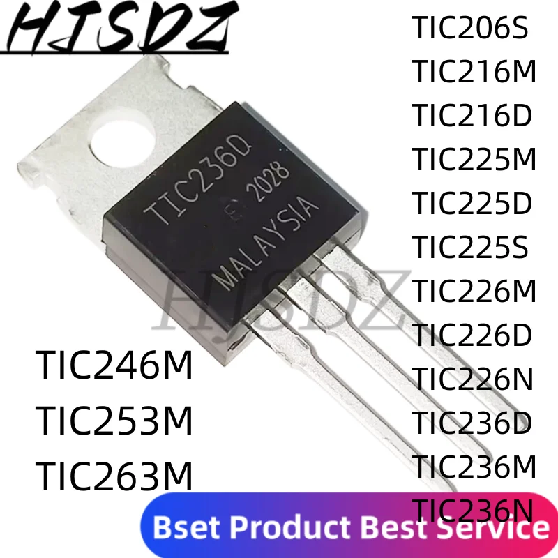 TIC206S-TIC216M TIC216D TIC225M TIC225D TIC225S TIC226M TIC226D TIC226N ...