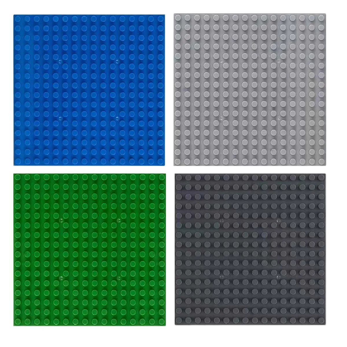 16x16 Block Base Plate, 4pcs Compatible with Mainstream Brands, Play ...