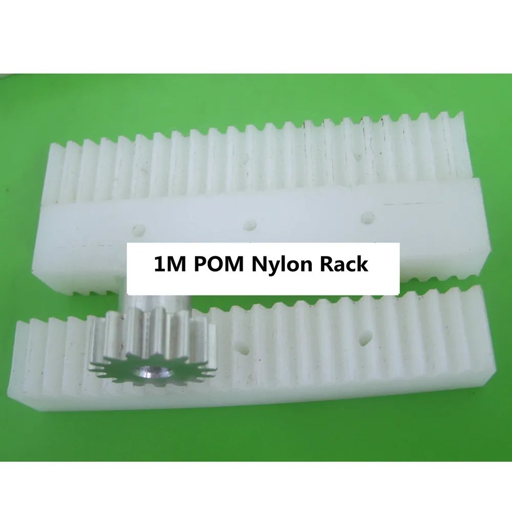 POM-Plastic-Nylon-Rack-1M-15T-5MM-Aluminum-Gear-DIY-Lifting-Toy ...