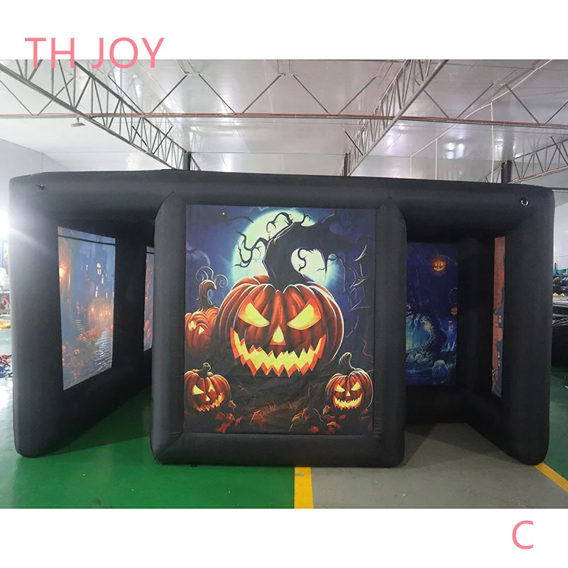 Free-air-ship-to-door-inflatable-haunted-house-maze-2024-newest ...