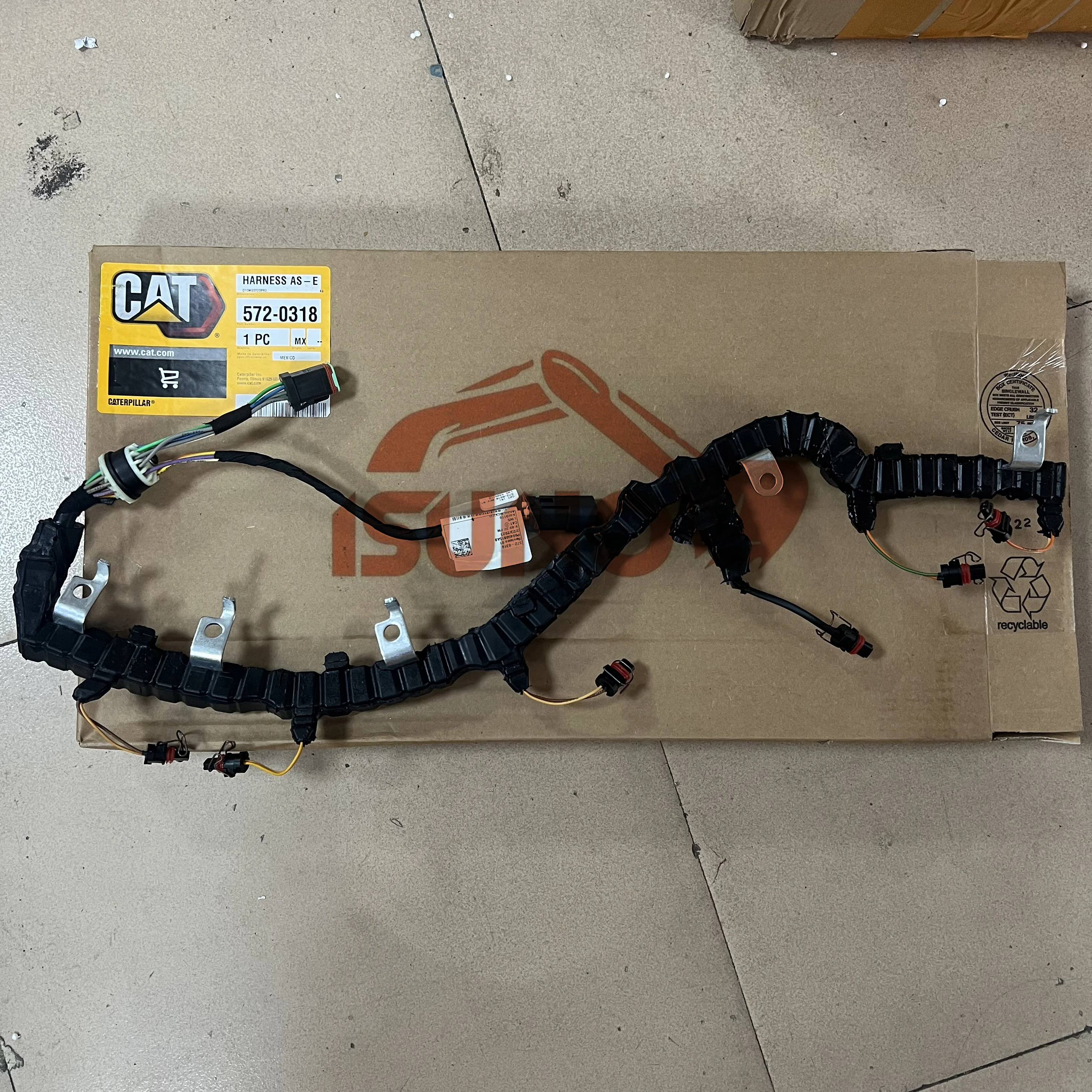 ISUNO-C9-3-Diesel-Engine-Injector-Wiring-Harness-572-0318-5720318-637 ...