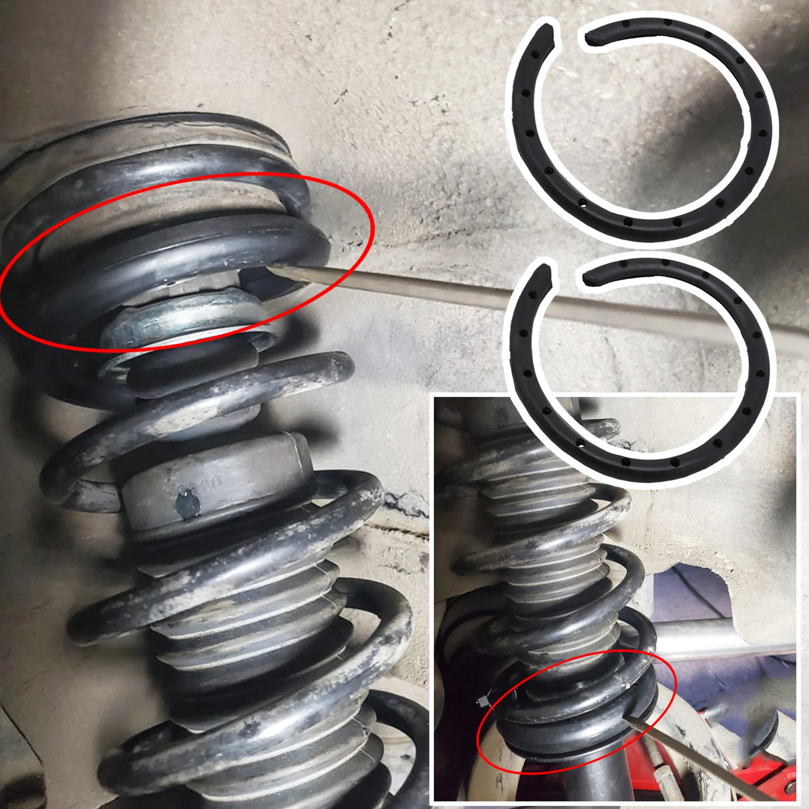 Car-Universal-Rear-Coil-Springs-Sleeve-Seat-Cushion-Shock-Rubber ...