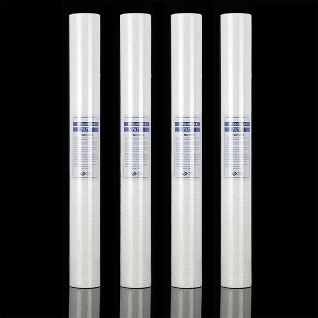 4pcs 20" Water Purifier 20 Inch 5 Micron And 1 Micron Sediment Water ...