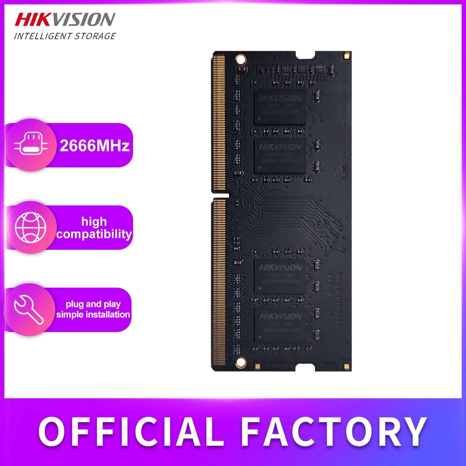 Hikvision ddr4 ddr3 3200 2666 1600 memória memória ram laptopss interne ...