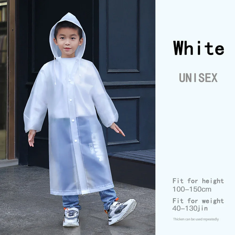 Fashion-EVA-Children-Raincoat-Thickened-Waterproof-Rain-Coat-Kids-Clear ...
