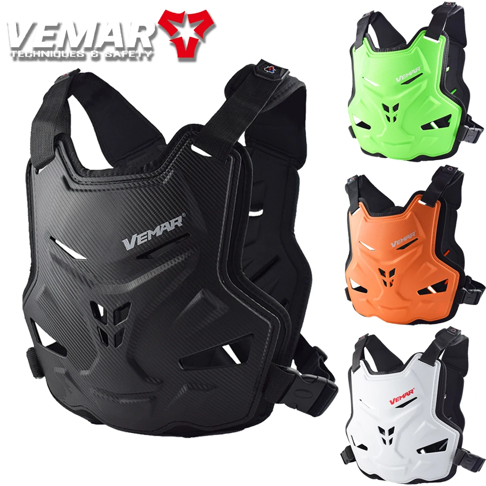VEMAR Newest Adult Motorcycle Armor Vest Chest Back Protection ...