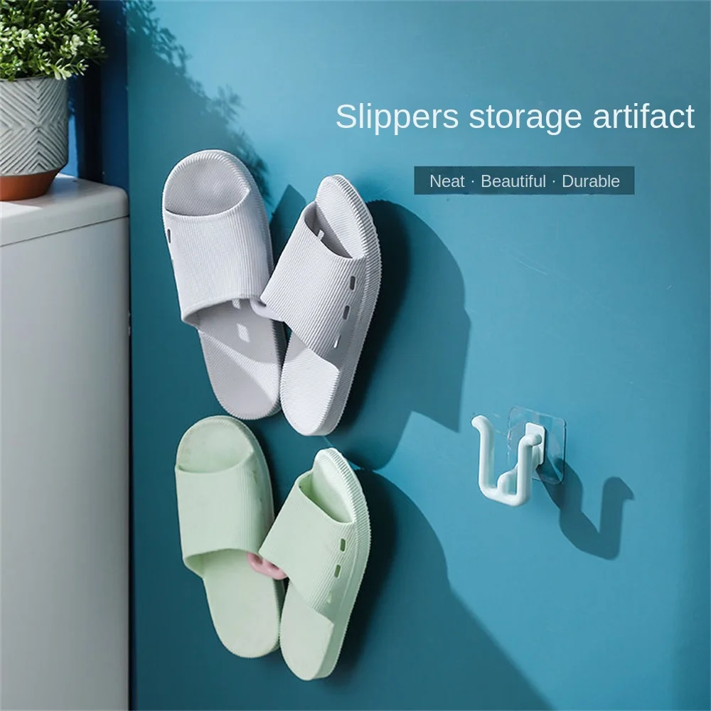 Slippers-Rack-No-Punching-Bathroom-Simple-Slipper-Hook-Toilet-Drainage ...