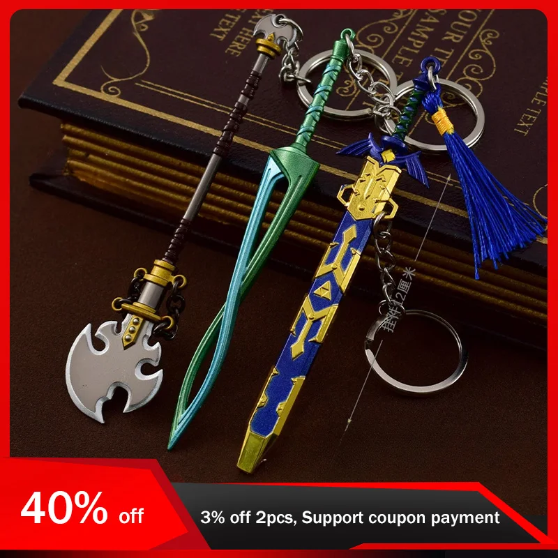 12cm-The-Hyrule-Fantasy-Zelda-Keychain-Tears-of-The-Kingdom-Master ...