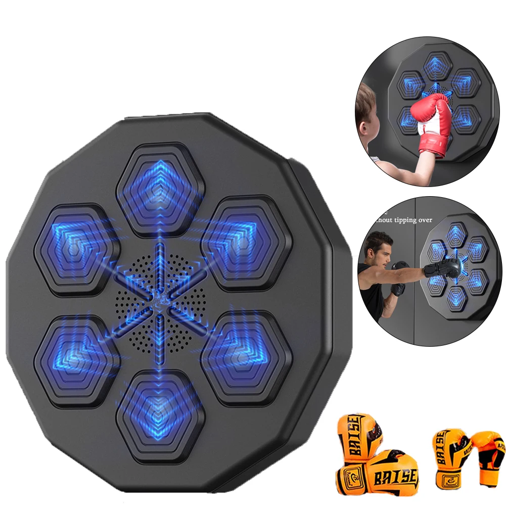 Smart-Music-Boxing-Machine-Wall-Alvo-LED-iluminado-Sandbag-Relaxante ...