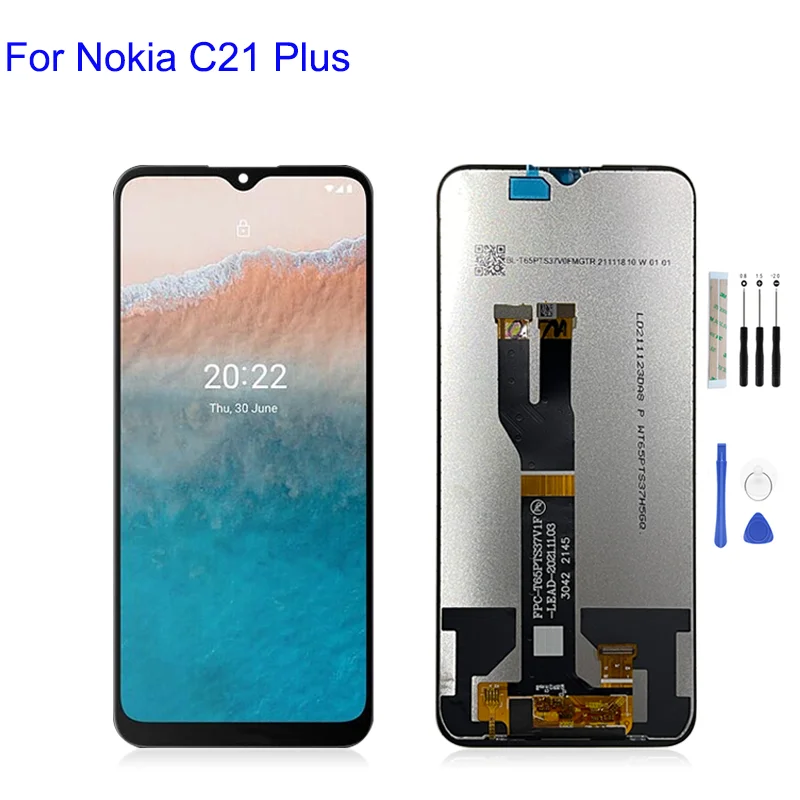 Para-nokia-c21-plus-ta-1433-ta-1431-ta-1426-ta-1424-lcd-display-toque ...