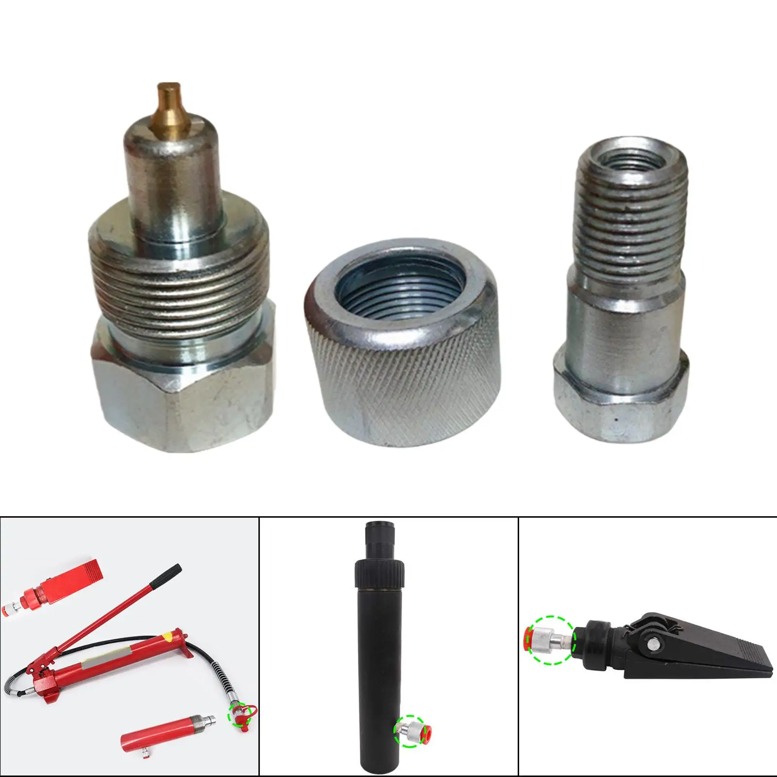 Hydraulic-Jack-Coupler-Replace-Parts-Male-and-Female-Accessories-Metal ...