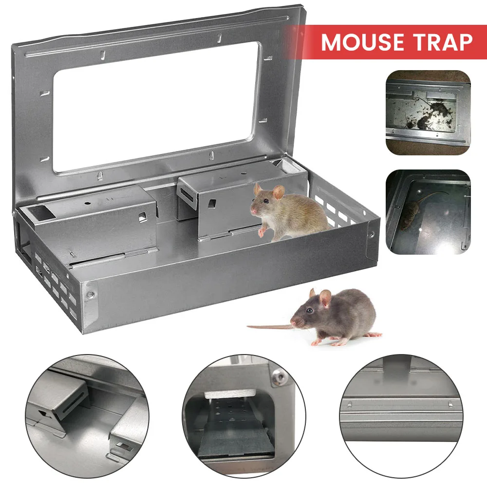 New-Mouse-Trap-Self-Catching-Mice-Killer-Humanized-Reusable-Rodent ...