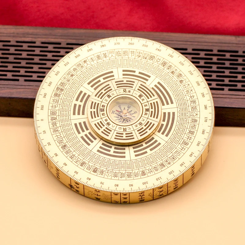 Chinese-Tai-Chi-Brass-Hand-Spinner-Fidget-Fingertip-Gyro-With-Compass ...