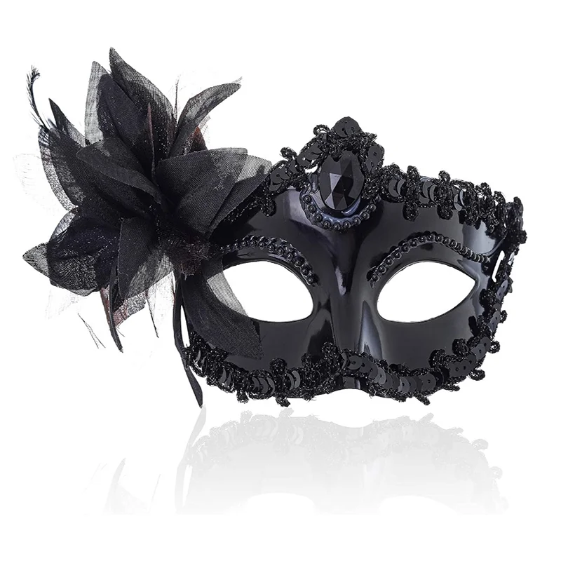 Masquerade-Mask-for-Women-Venetian-Costume-Half-Face-Costume-Cosplay ...