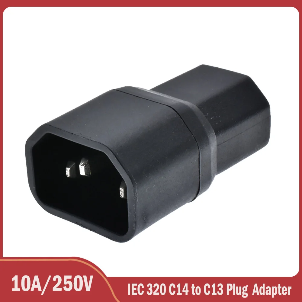 C13-To-C14-Adapter-AC-Plug-Adapter-Male-Female-Straight-IEC-Female ...