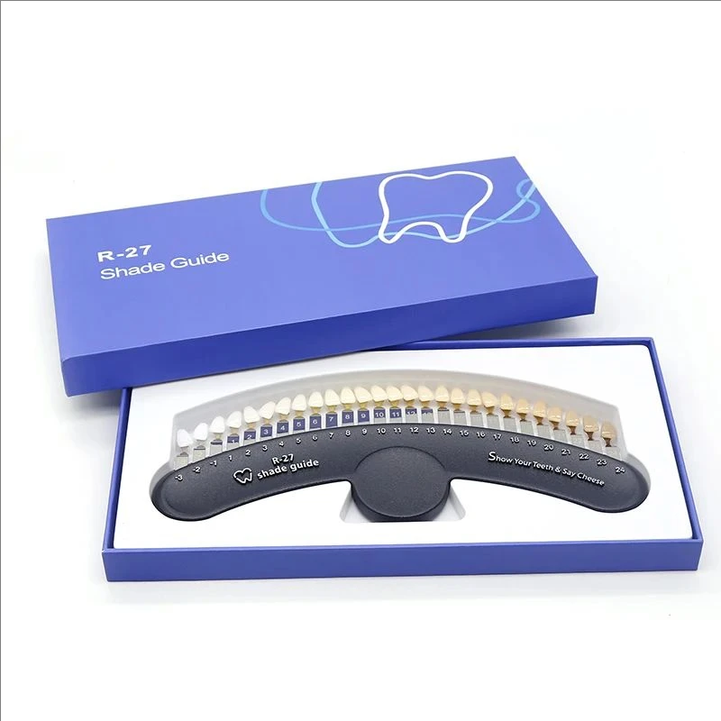 27-Colors-Shade-Guide-Tooth-Whitening-R27-Teeth-Bleaching-Shade-Chart ...