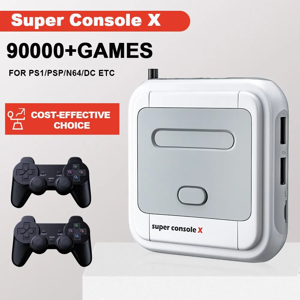 KINHANK Game Box Super Console X Retro Video Game Console Support 90000 ...