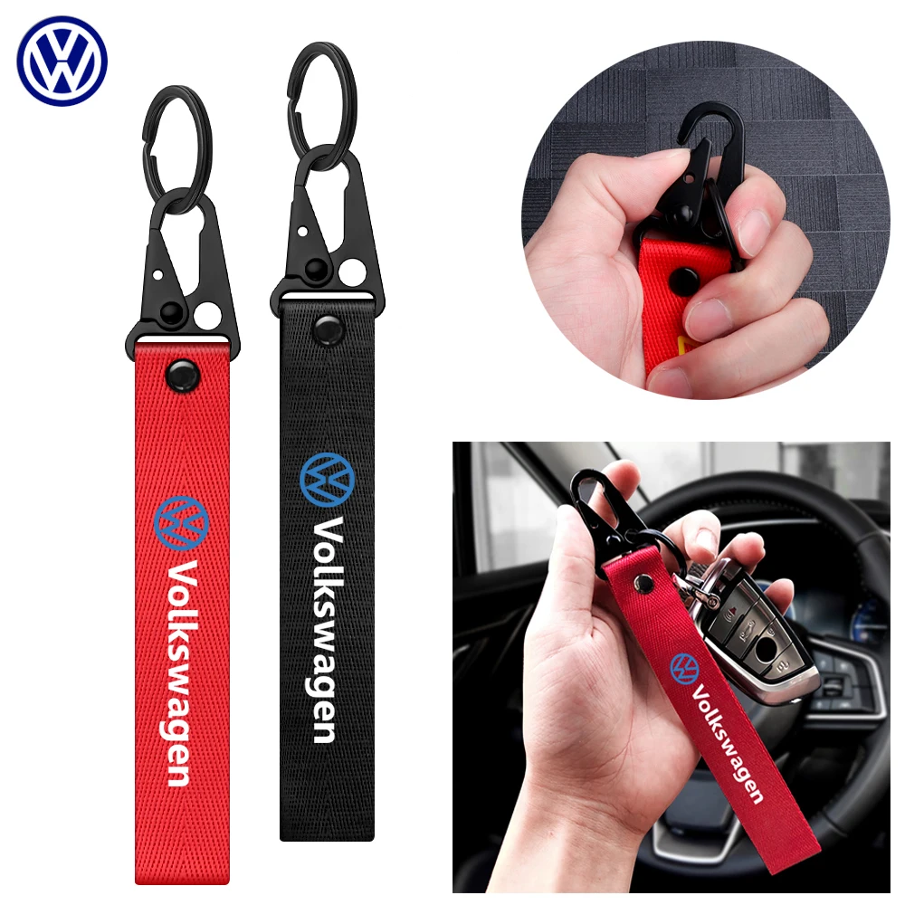 Nylon-Car-Keychain-Auto-Decoration-Accessories-For-Volkswagen-VW-Golf ...