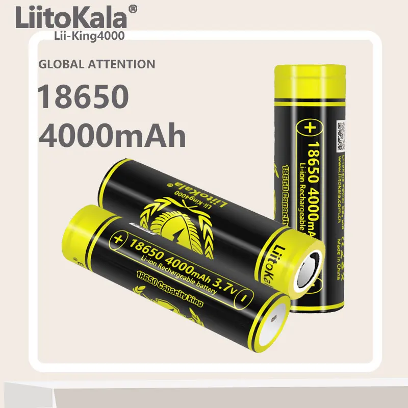1-40pcs-LiitoKala-Lii-King4000-3-7V-18650-4000mAh-12A-Discharging ...