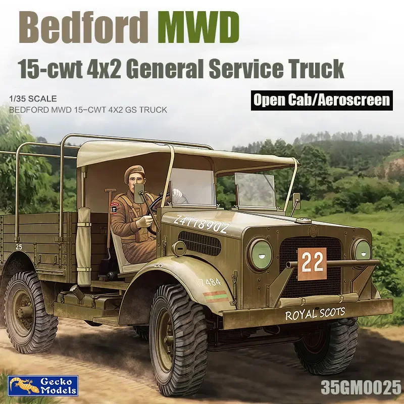 Gecko-model-35GM0025-Bedford-MWD-15cwt-truck-Open-Cab-Aeroscreen-1-35 ...