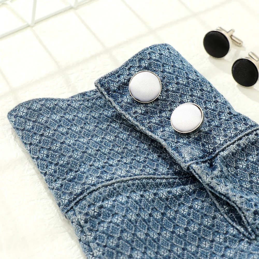 Barre Fermoir Broche,Boutons de manchette ronds de couleur unie,pour ...