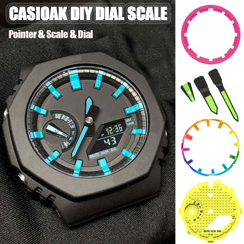 Casioak-Luminous-Hour-Marker-For-GA2100-GA2110-Dial-Ring-DIY-Watch ...