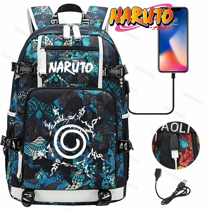 Waterproof Naruto School Bag Naruto Print Backpack - 16 Inches Sac à ...