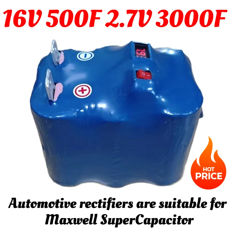 16V 500F2.7V 3000F Automotive Rectifier with Balancing Plate Voltage ...