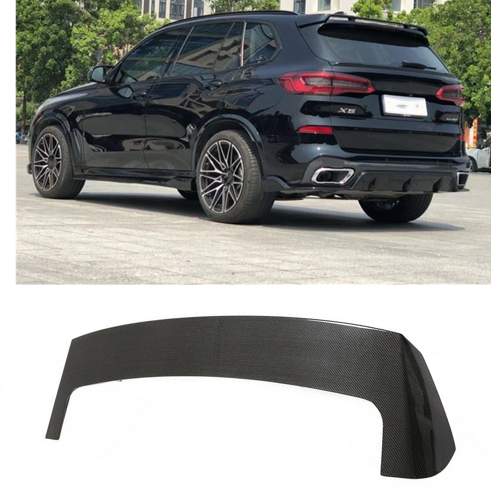 Car-Rear-Roof-Spoiler-Wing-Lip-Tail-Gate-Window-Flap-Trim-Trunk-Lid ...