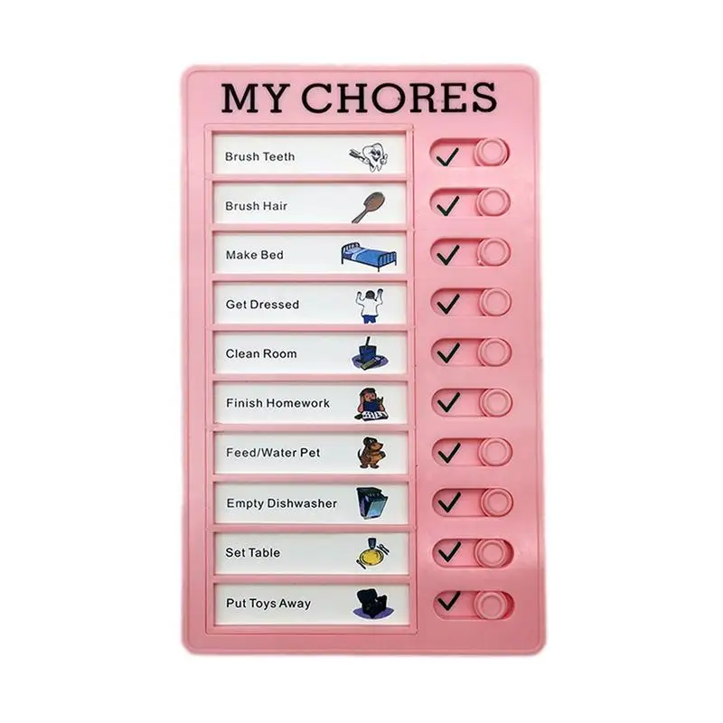 Chore-Chart-For-Kids-To-Do-List-Checklist-Boards-Reusable-Chore-Chart ...