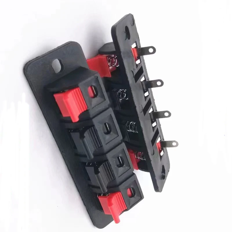 4-Way Spring Push-In ConnectorSpeaker Terminal BlocksAudio Speaker ...