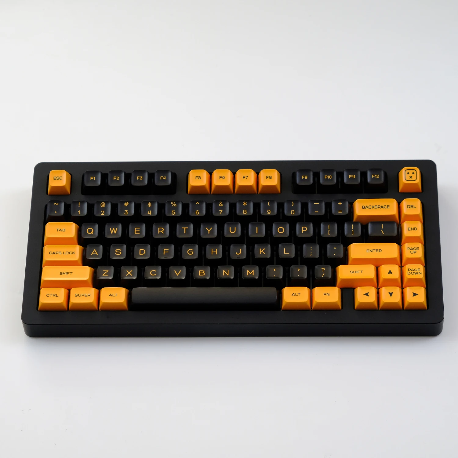 KBDiy-PBT-Keyboard-Keycaps-SA-Profile-Black-and-Yellow-Keycap-DIY ...