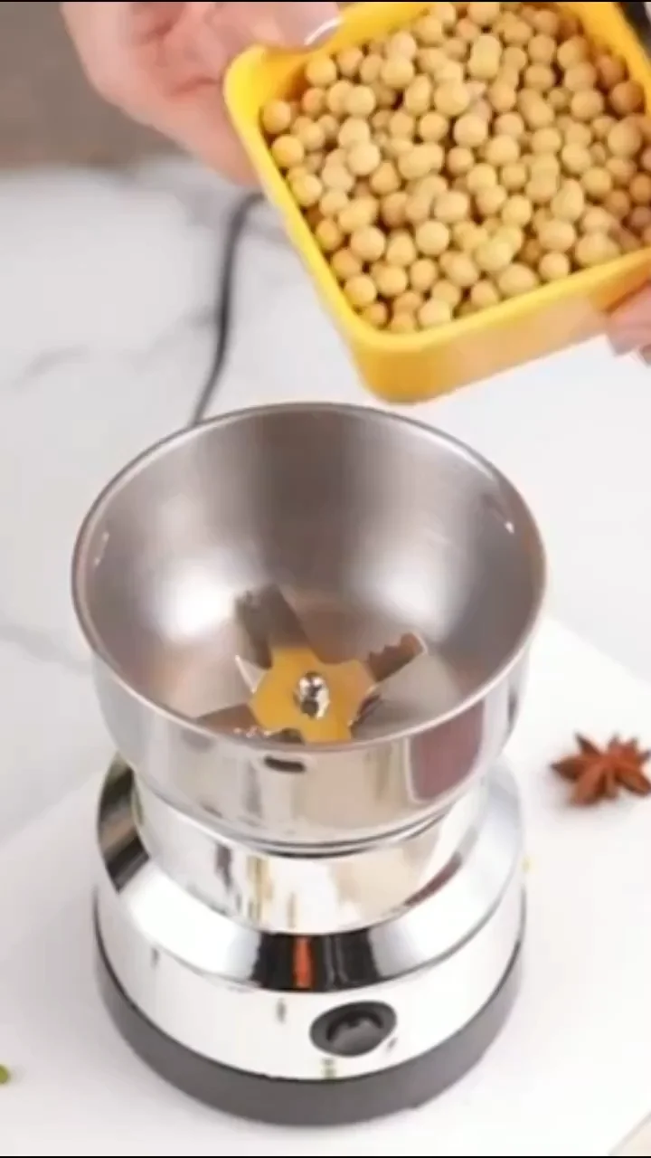 2 in1 Grinder Machine Nima & Raf Electric Grinder 4 Blades Stainless ...