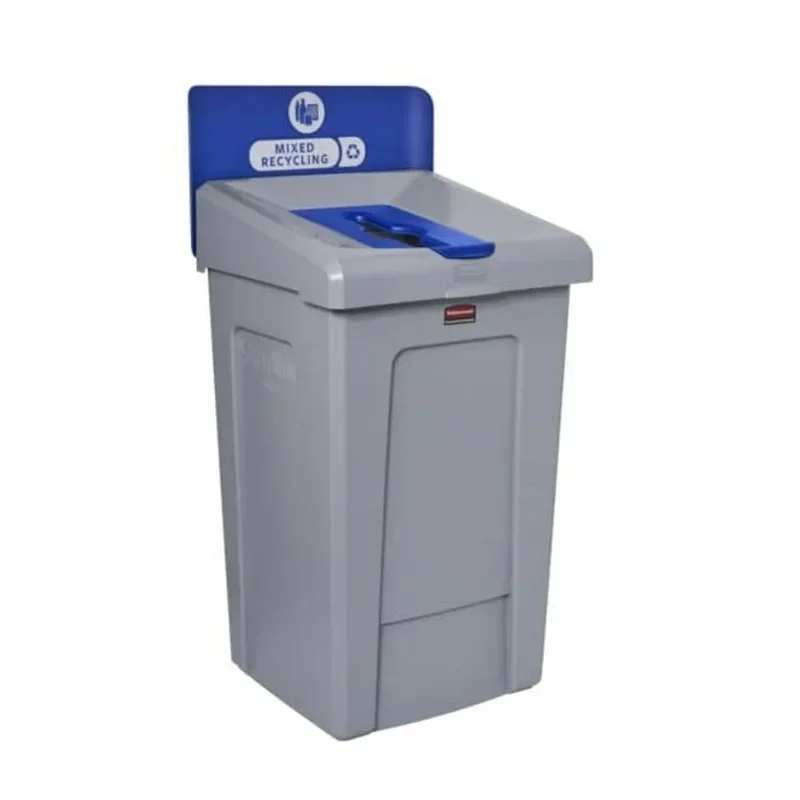 home. Slim Jim Recycling Station 1-Stream Mixed Recycling Bin/Can/Kit ...