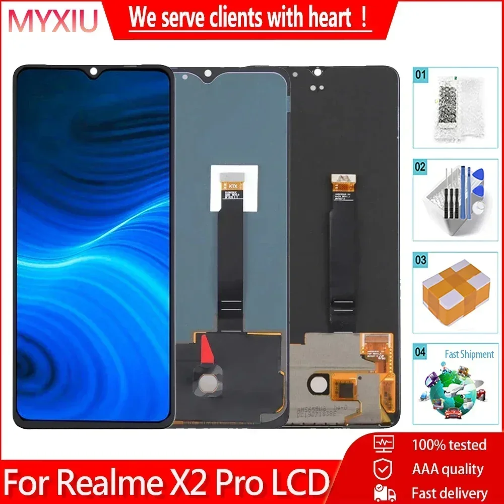 Original For Realme X2 Pro RMX1931 LCD Display Touch Screen Digitizer ...