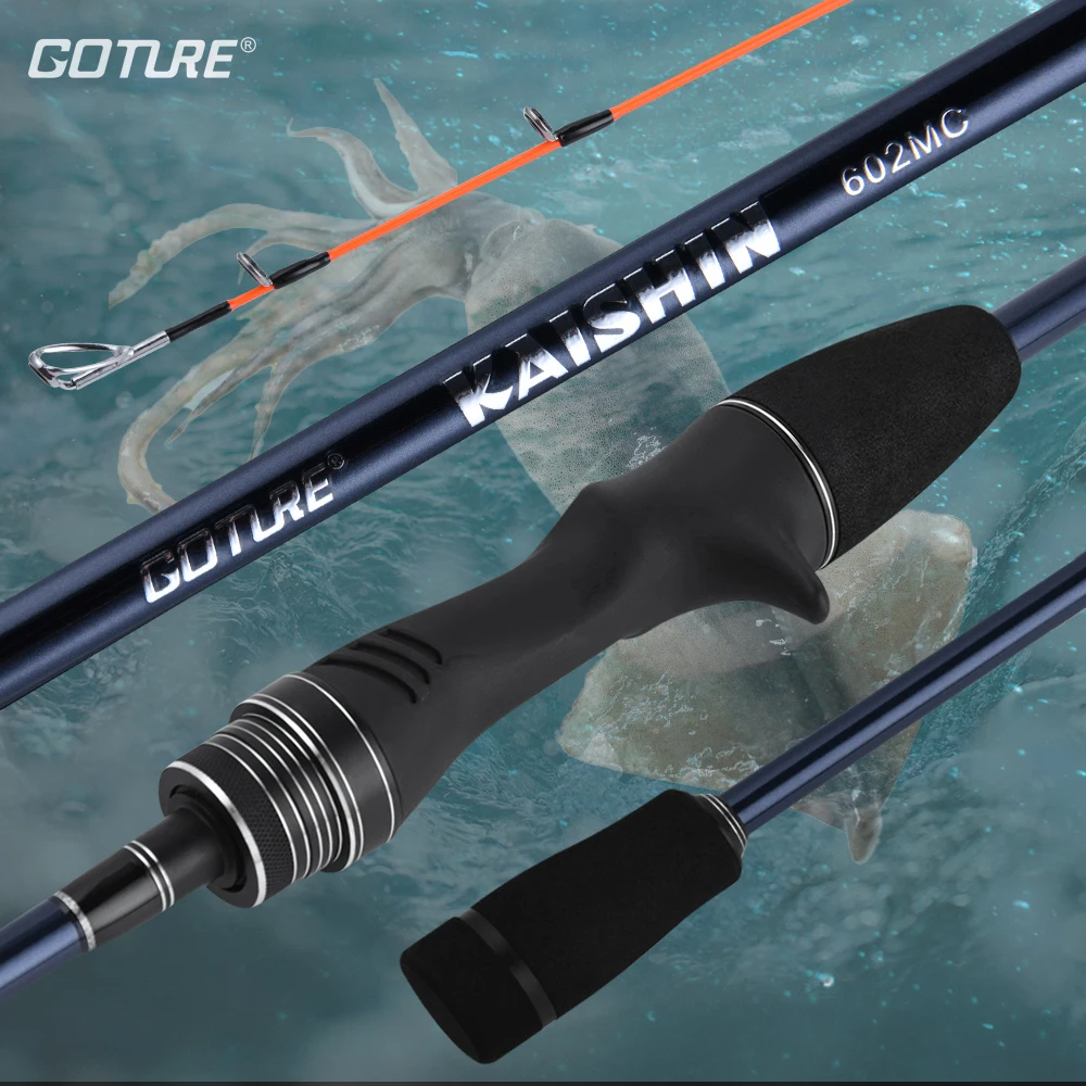Goture Kaishin Squid Lure Fishing Rod 1.7m 1.83m 2 Sections M Casting ...