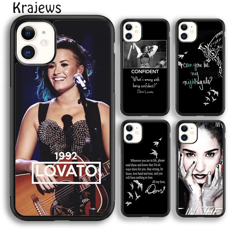 Krajews Demi Lovato College Quotes lyrics Phone Case For iPhone 16 15 ...