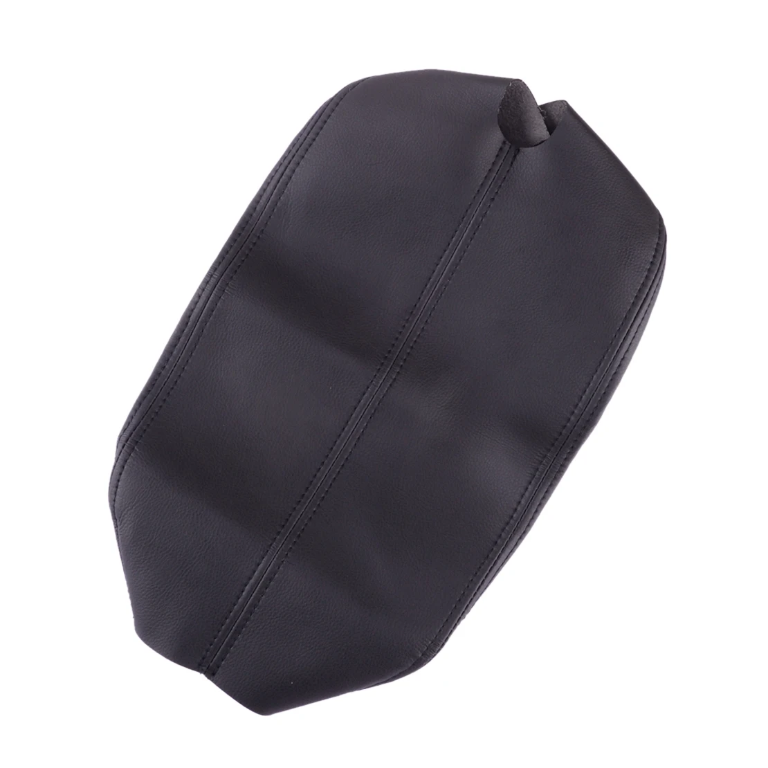 Car-Black-PU-Leather-Center-Console-Armrest-Lid-Cover-Skin-Fit-for ...