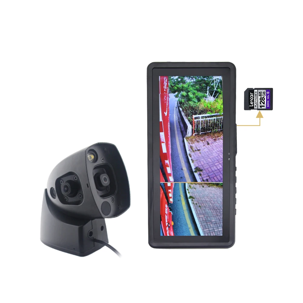 Blind Spot Detection Side Split View Mirror Monitor Camera System with ...
