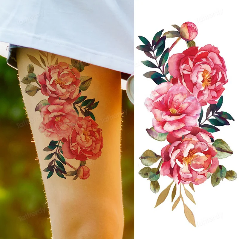 1994 Tattoo Ideas: How I Found the Perfect Temporary Rose & Compass ...