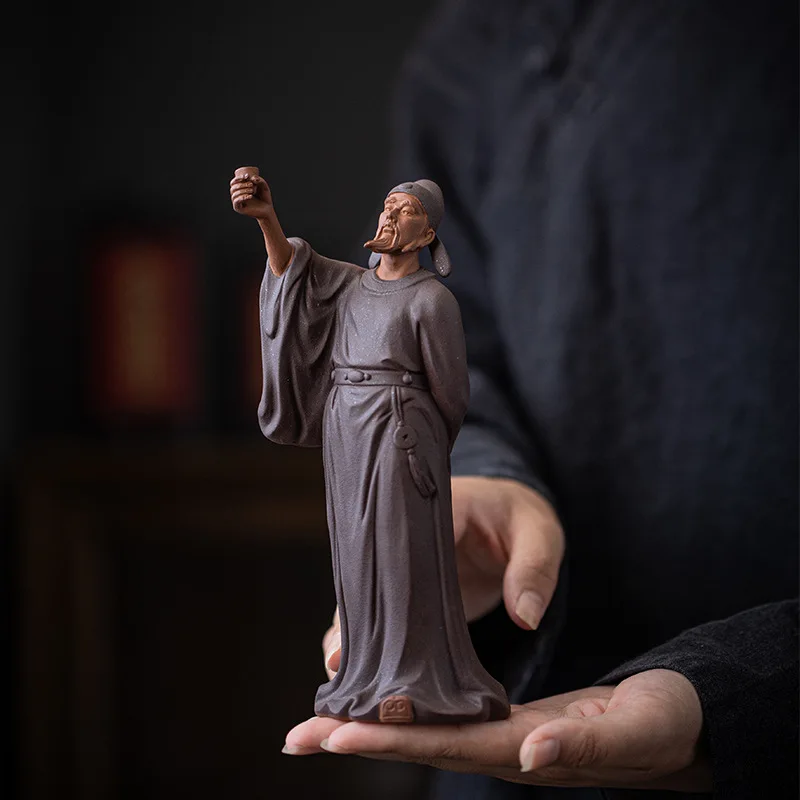 Tang-Dynasty-Poet-Li-Bai-Characters-Statue-Ceramic-Art-Sculpture-Home ...