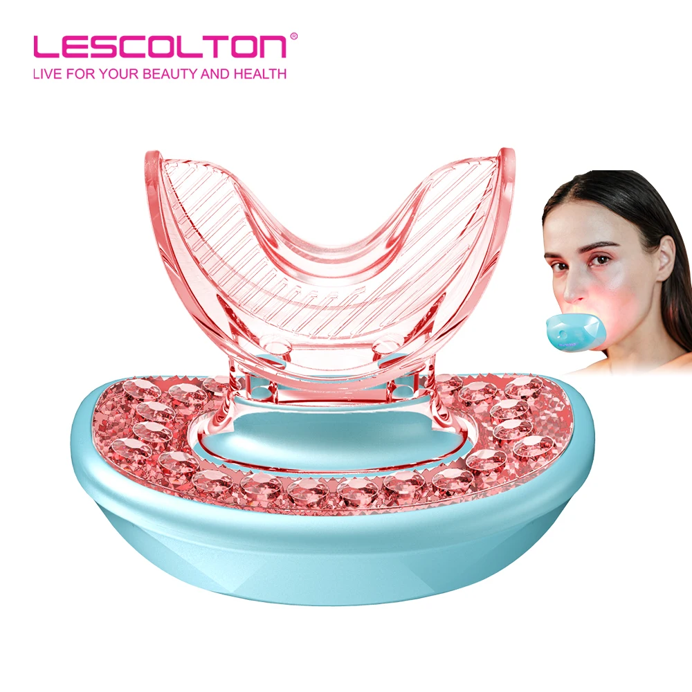 Lescolton Lip Plumper Device Enhancer Fuller Lips Led Light Therapy Lip ...
