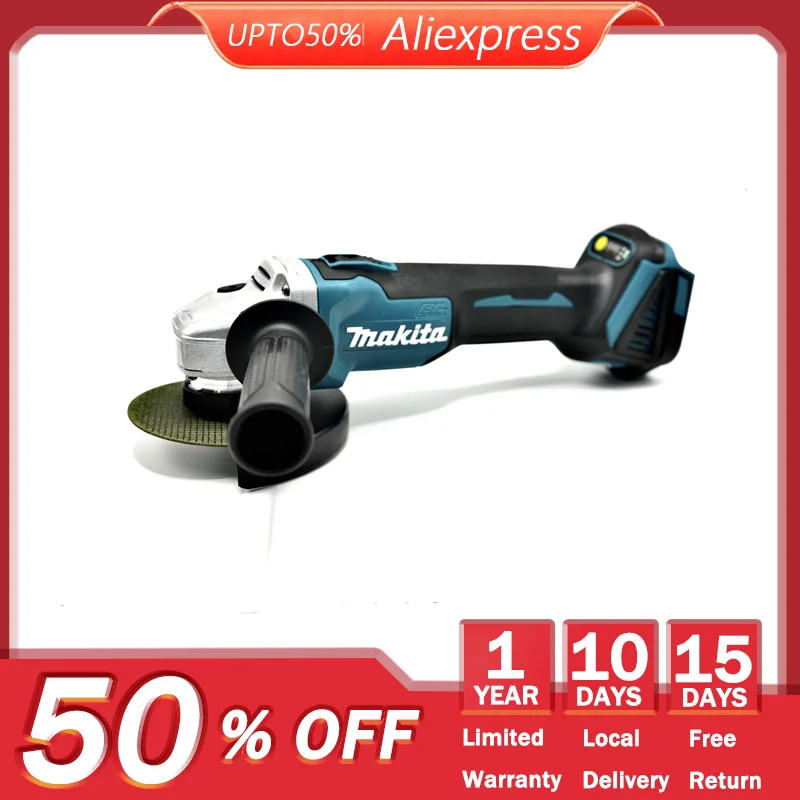 Makita DGA404Z 무선 앵글 그라인더, 18V 브러시리스 모터, 125mm, 8500rpm, 다기능 그라인딩 커팅 머신 ...