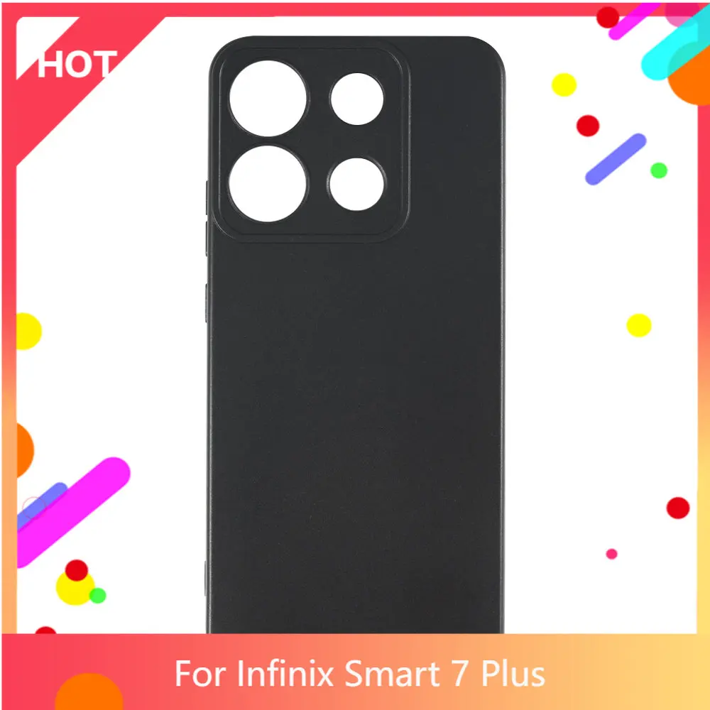 Smart 7 Plus Case Matte Soft Silicone TPU Back Cover For Infinix Smart ...