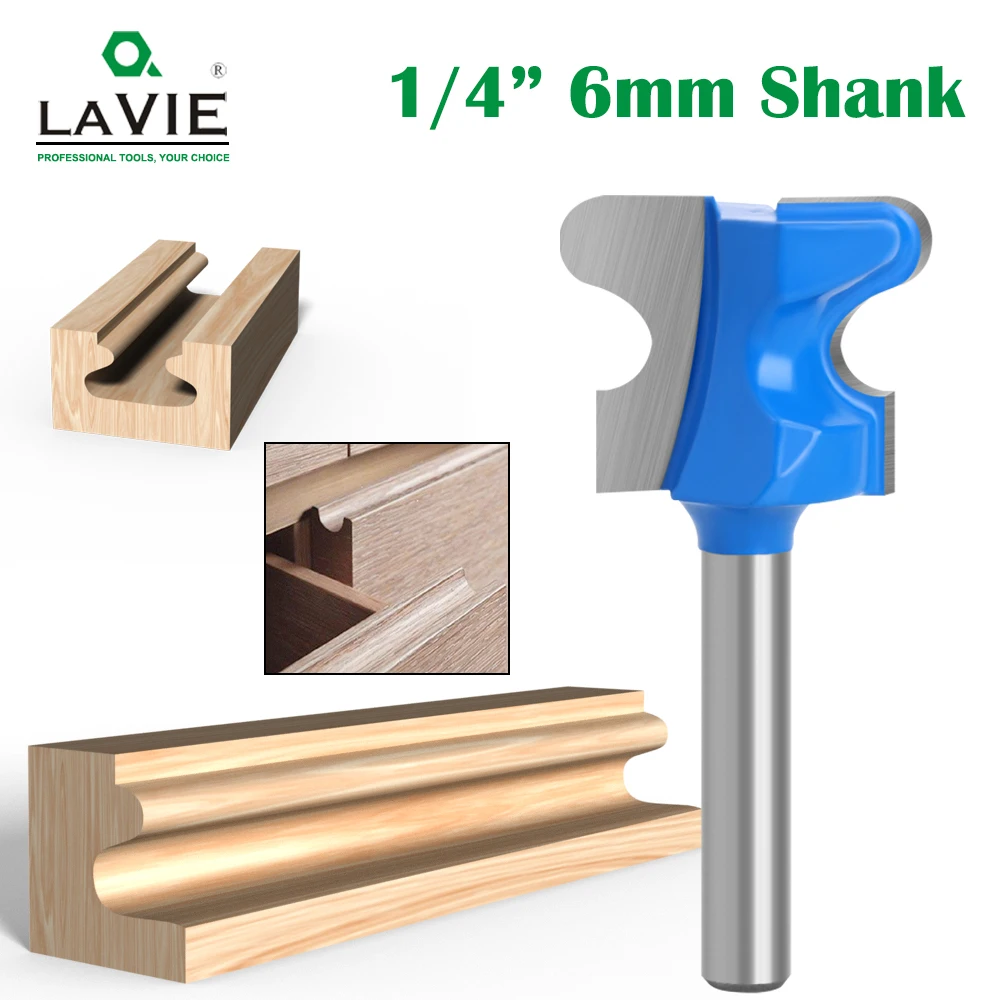LAVIE-6mm-1-4-Shank-6-35mm-Double-Finger-Router-Bits-For-Wood-Milling ...