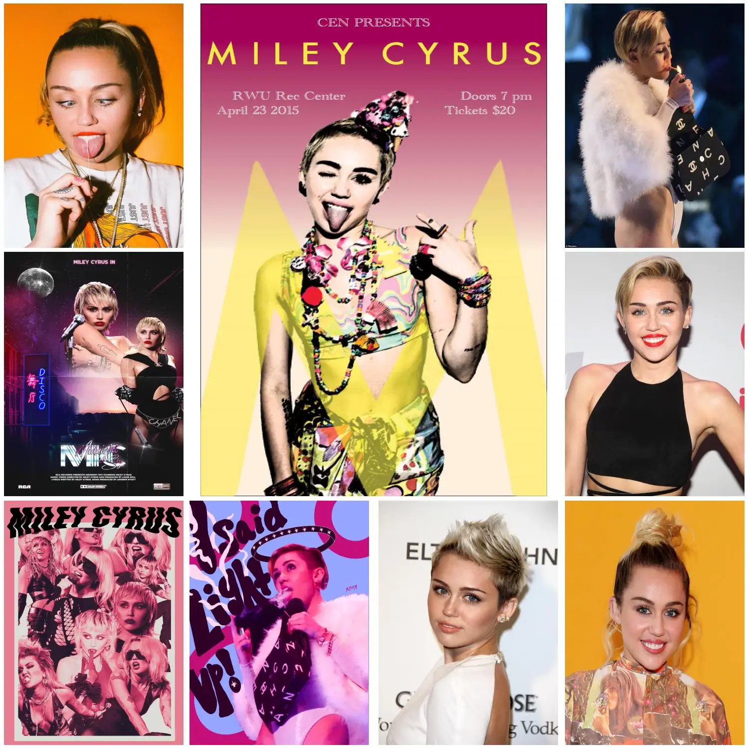 Miley Cyrus Painting